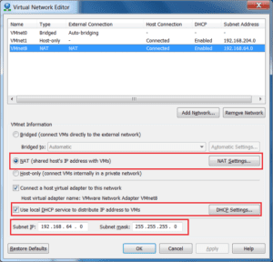 Virtual Networking in VMware Workstation