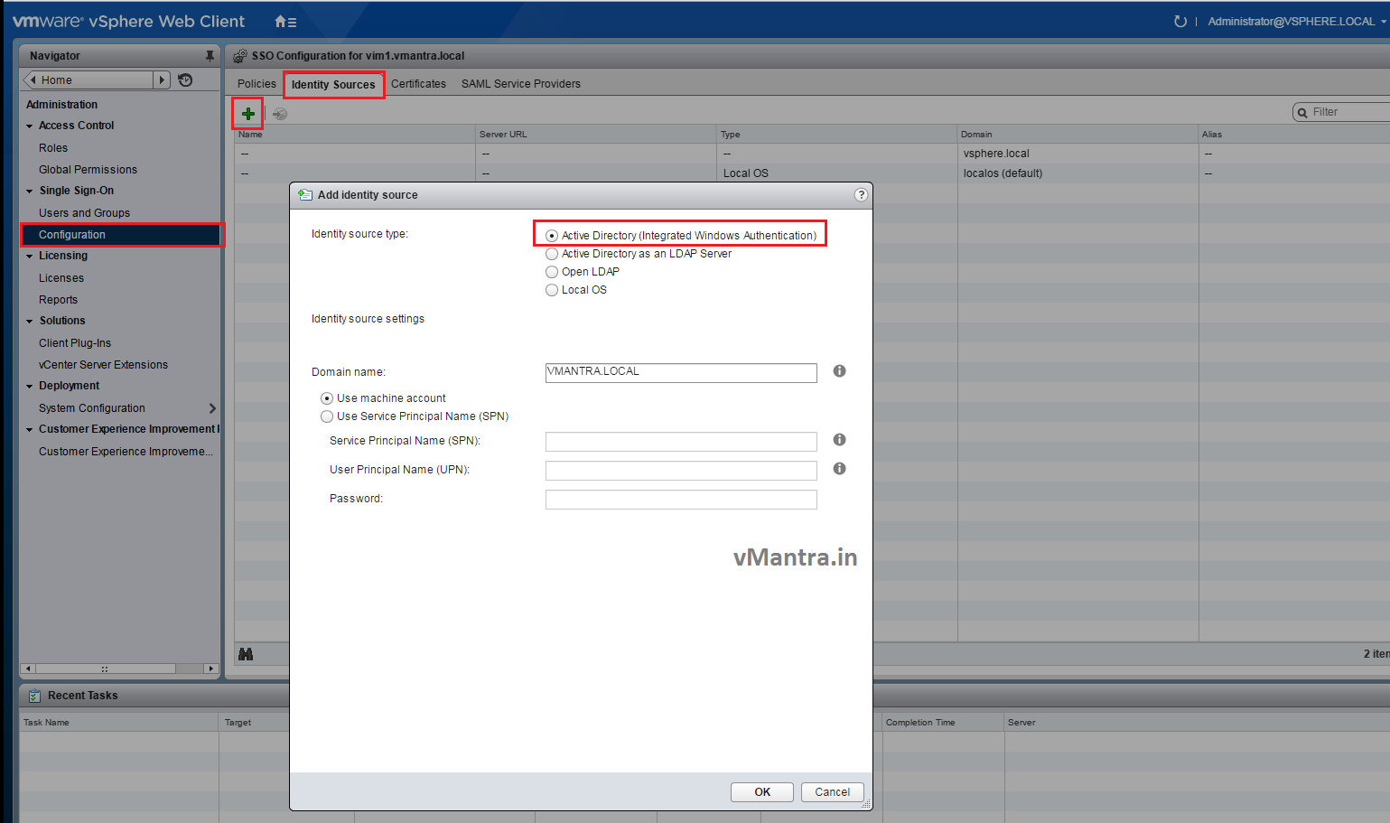 Configure Vcenter Server 60 Join Active Directory Domain